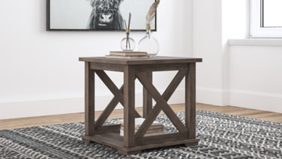Gracie Oaks Taskia 22.63'' Tall End Table | Wayfair